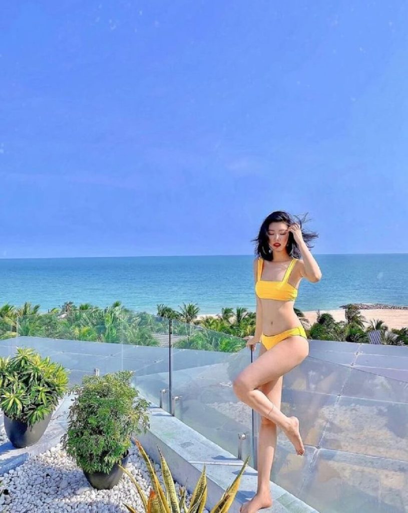 80+ Hình ảnh Thúy Ngân sexy với những bộ bikini