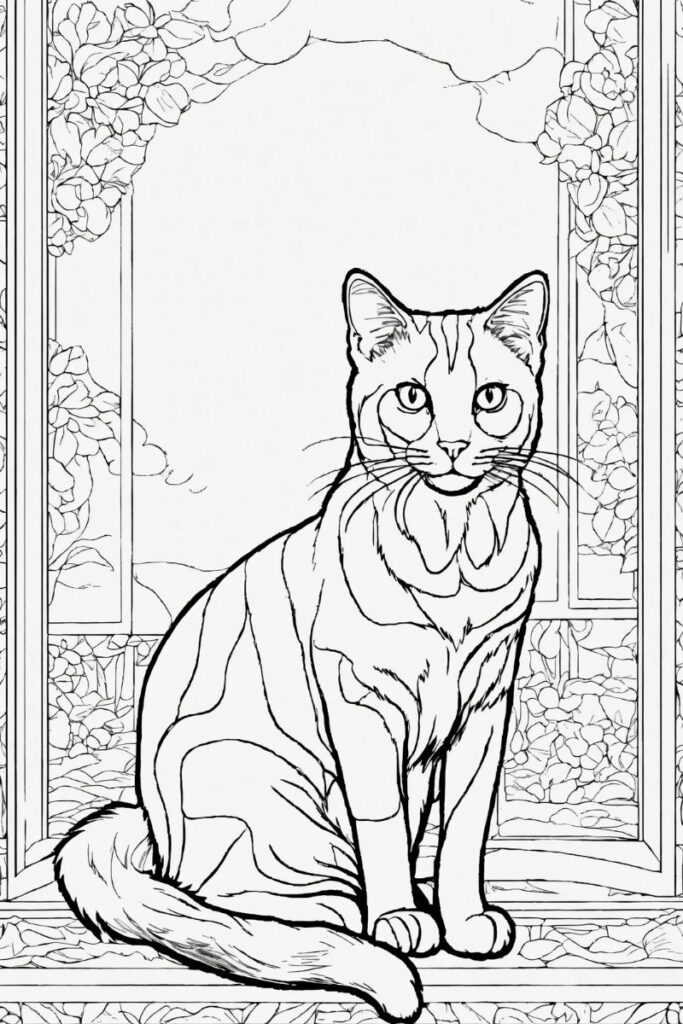 Bộ 79+ Tranh tô màu mèo con mới nhất dành tặng các bé