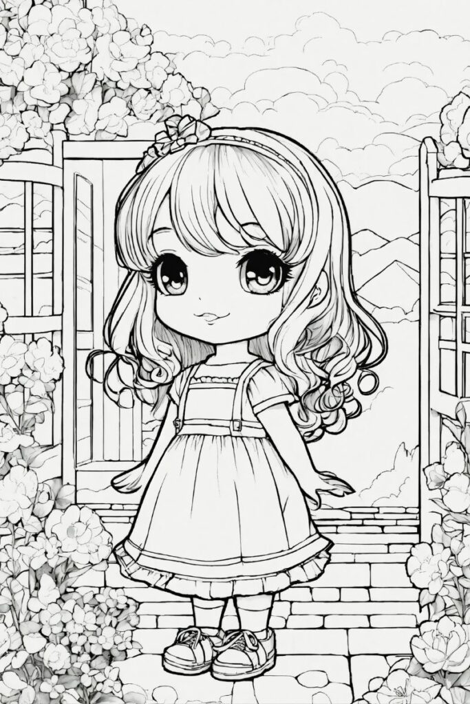 90+ Tranh tô màu cho bé gái giúp phát triển tư duy nghệ thuật